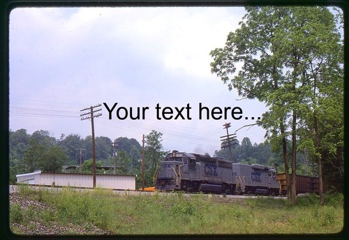 zz269 Orig. Slide CSX 6454, 2269 at Oral Lake, WV 6-9-90 | eBay