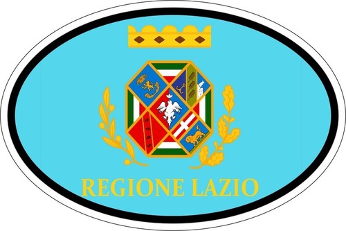 Oval Sticker Italy Latium Flag Country Code | eBay
