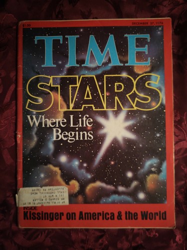 TIME magazine December 27 1976 12/27/76 Stars Origin of Live Universe ...