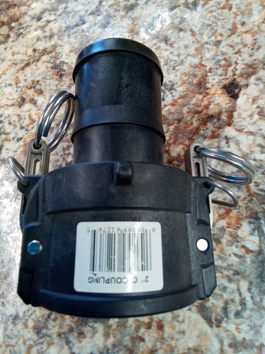 New 2" PP (C) Banjo Poly Female Coupler - Hose Shank USA MADE 200CS ...