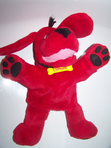 Clifford The Big Red Dog Scholastic Plush Hand Puppet Vintage 2000 ...