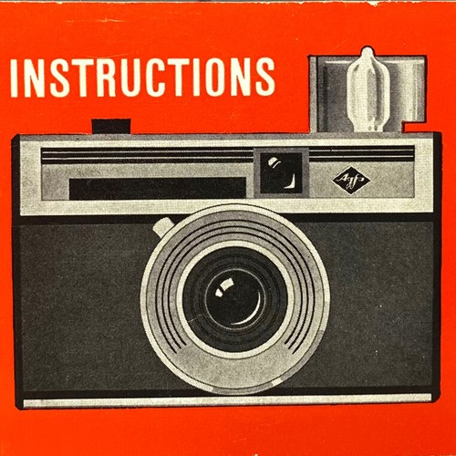 1965 Isoflash Rapid Agfa Gevaert Instructions Manual Teterboro New ...