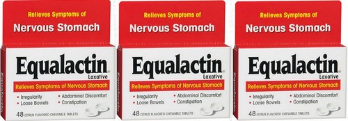 Equalactin Laxative Chewable 48 Tablets ( 3 pack ) ^^ 38485000277| eBay