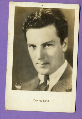 DENNIS KING # 113 VINTAGE PHOTO PC. PUBLISHER FRANCE 3017 | eBay