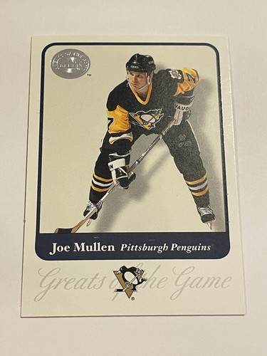 2001 Fleer Greats of the Game Hockey #79 - Joe Mullen - Pittsburgh ...
