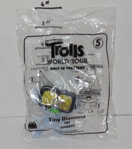 2020 Mcdonalds Happy Meal Toy Dreamworks Trolls World Tour #5 Tiny ...