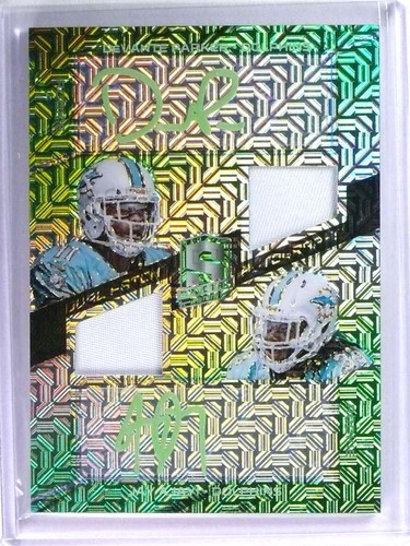 2015 Spectra Neon Green Autograph Jersey DeVante Parker Jay Ajayi rc ...