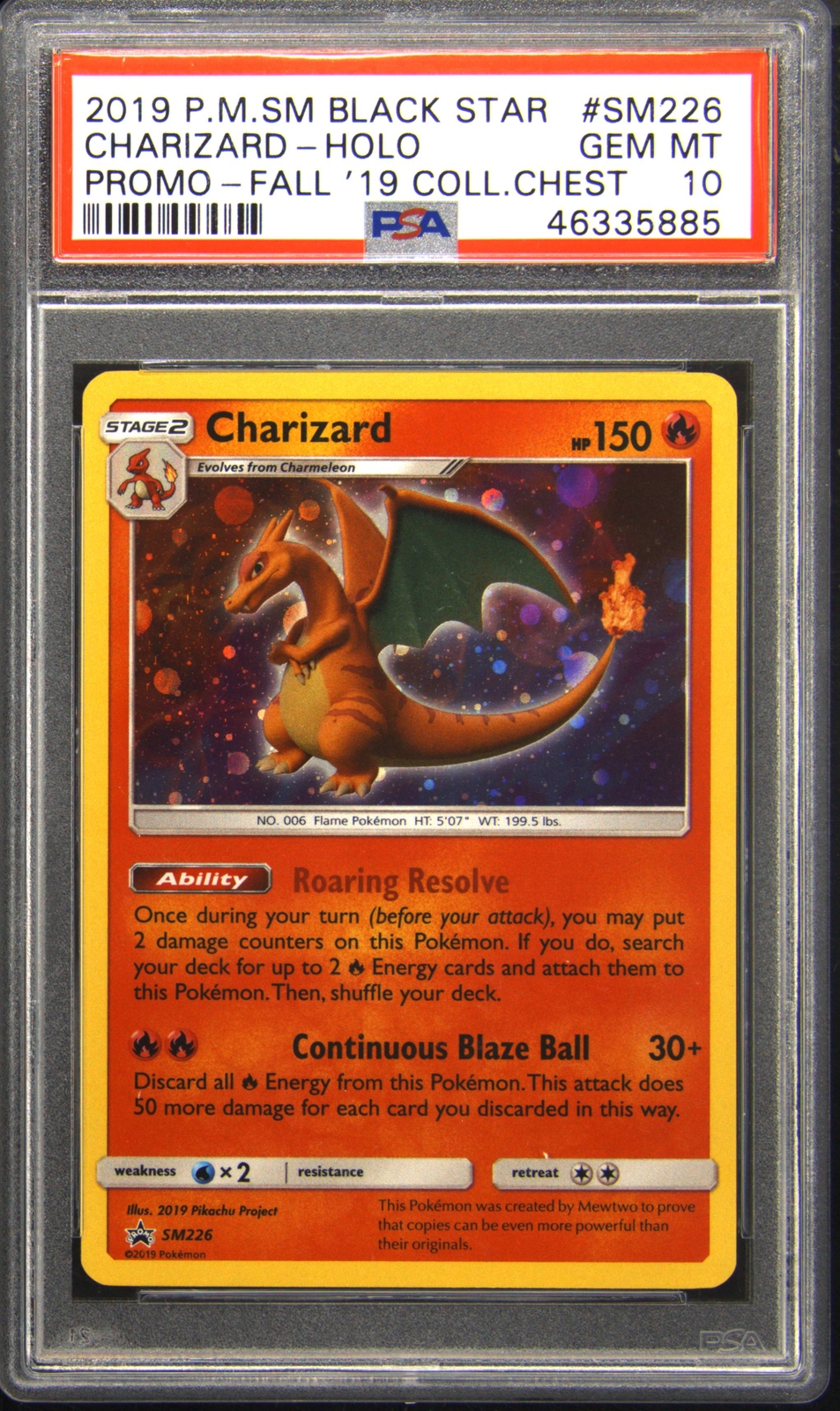 Charizard 2019 Sun & Moon: Black Star Promo #SM226 Collector Chest ...