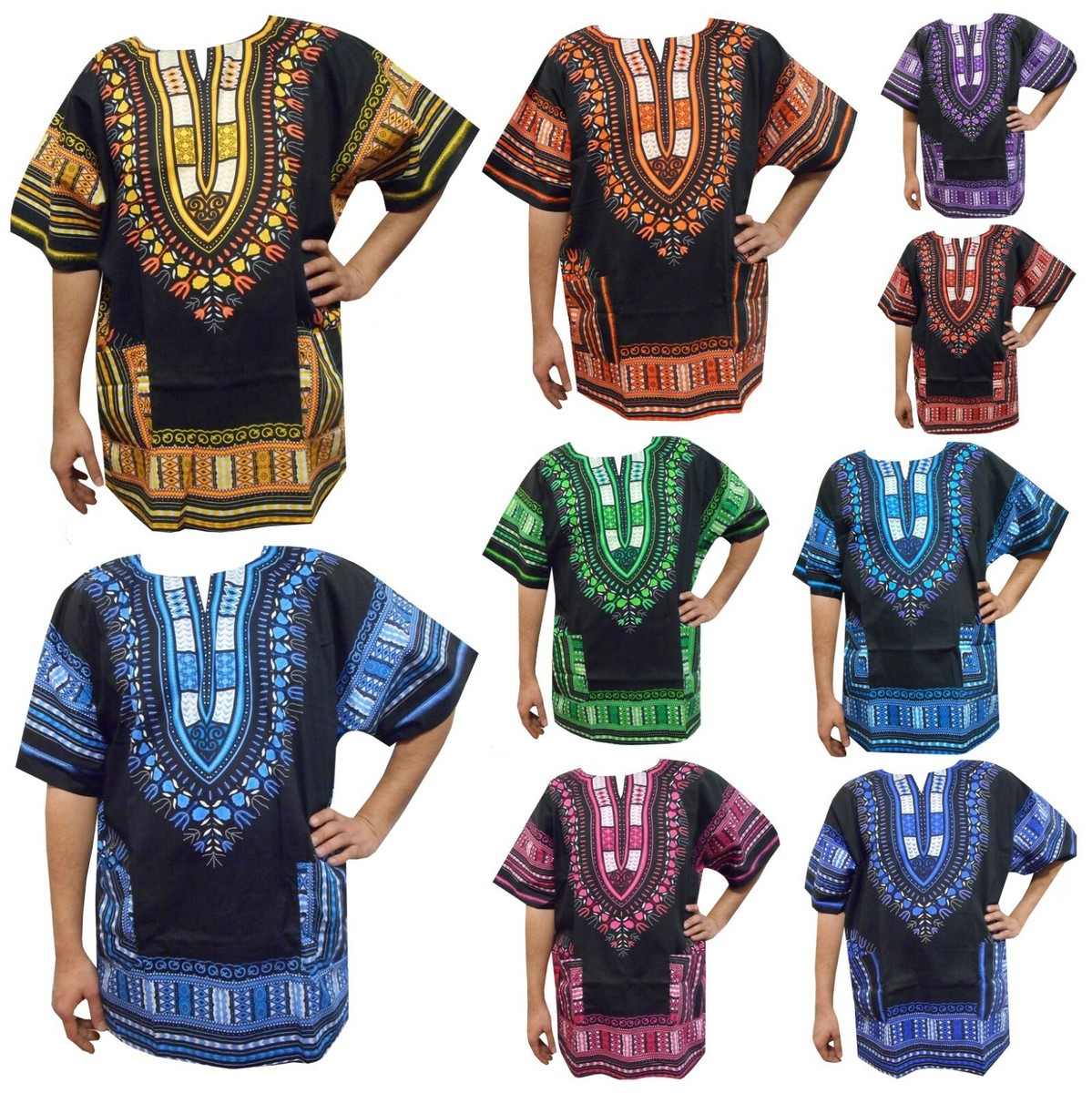 Camisas Africanas Dashiki Dashiki Masculino | MercadoLivre 📦