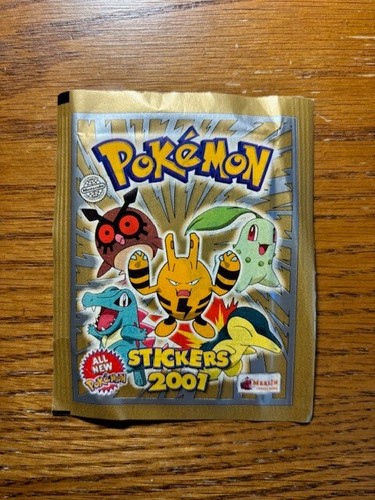 2001 Merlin Pokemon Vintage Sealed Sticker Pack x 1 | eBay