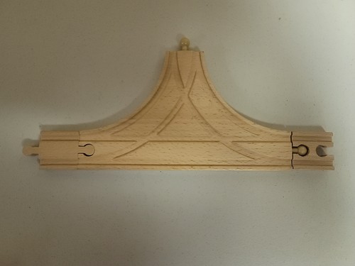 Wooden Railway Rare Double Sided Switch T Track 3 Way Switch ...