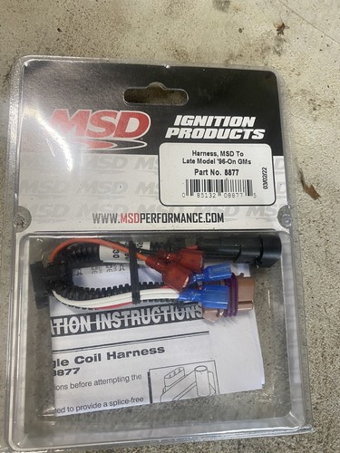 MSD+Ignition+Wiring+Harness+Part+No.+8877 for sale online | eBay