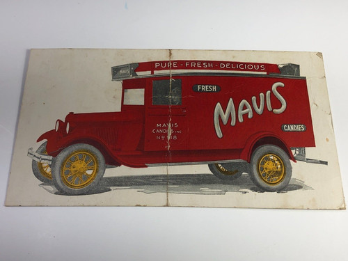 Mavis Candies Inc. Log Island City New York Vintage Advertising Card | eBay