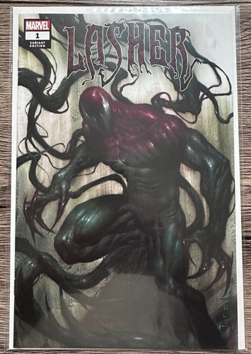 LASHER #1 Lucio Parrillo Variant Marvel Amazing Web Spectacular Venom ...