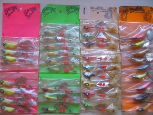 Lot Of 35 Erie Dearie Walleye Style Weight Forward Spinner Fishing ...