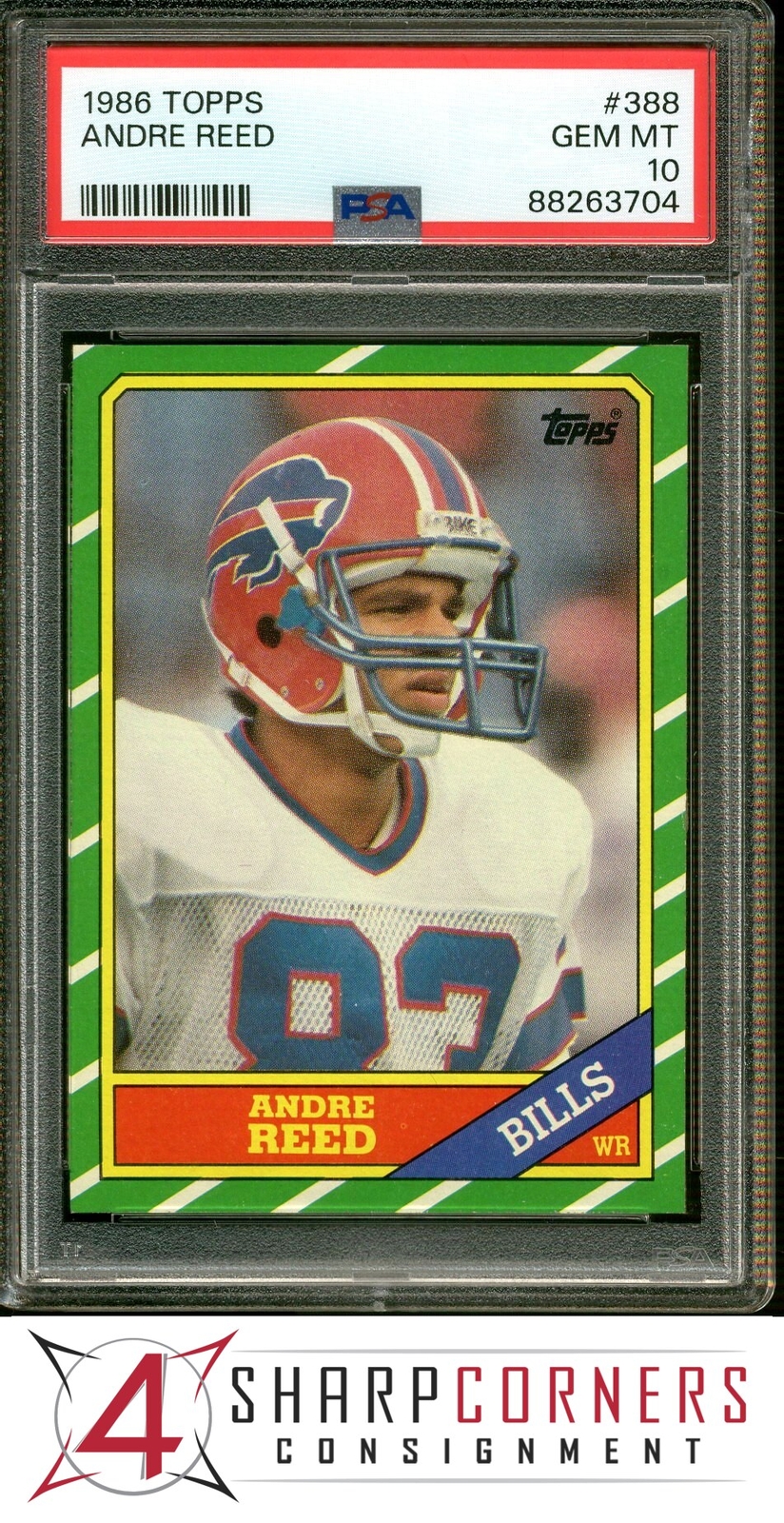 Andre Reed 1986 Topps #388 Base PSA 10 Price Guide - Sports Card Investor