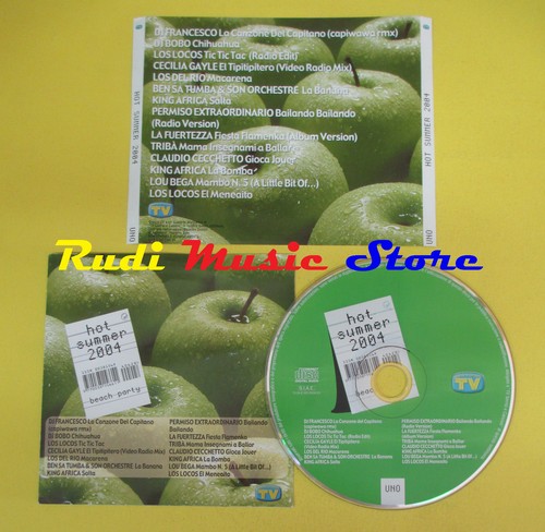 CD*HOT SUMMER 2004 UNO compilation PROMO LOU BEGA DJ FRANCESCO DJ BOBO ...