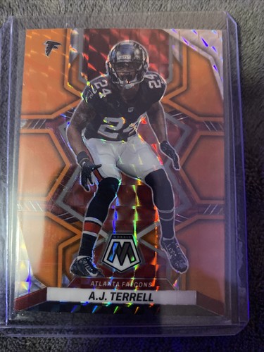 2022 Mosaic A.J. Terrell Orange Reactive Prizm #11 Atlanta Falcons | eBay