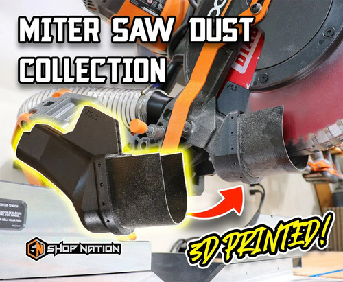 12" RIDGID & Delta Cruzer Miter Saw Dust Collection - HUGE UPGRADE! | eBay