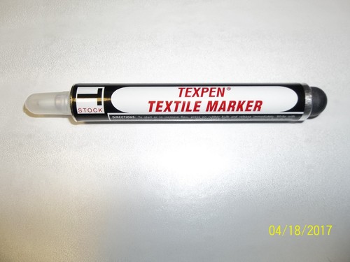 Lot of 3 Dykem #13080 Texpen Textile T Stock FINE tip WHITE rapid dry ...