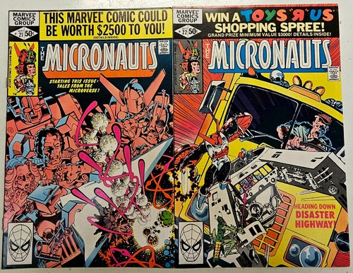 Micronauts Issues 21 22 Marvel Comics Bronze Age 2 Key Comics High ...