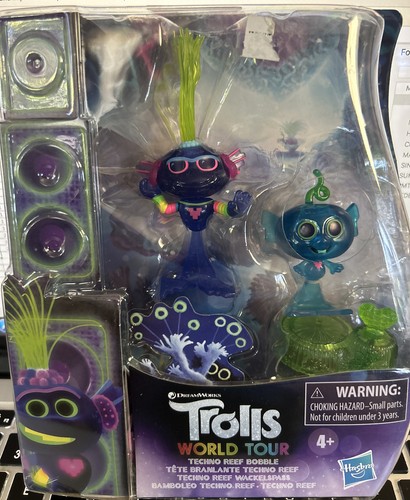 🔥DreamWorks 🔥Trolls 🔥World Tour Techno Reef Bobble 🔥2 Figures and a ...