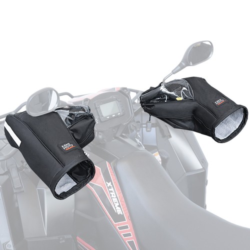 Pair Snowmobile Handlebar Gauntlets Gloves Muffs for Skidoo Polaris ...