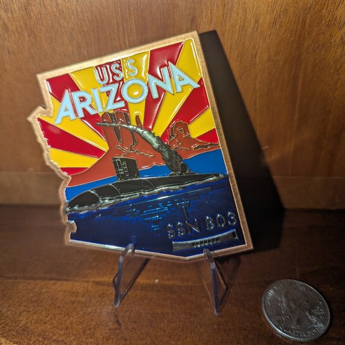 USS Arizona SSN-803 Submarine Challenge Coin EB - Free Shipping | eBay