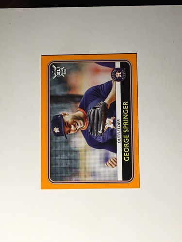 2020 Topps Big League George Springer Orange | eBay