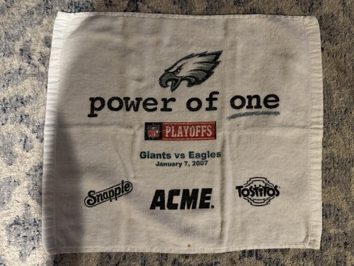 Eagles Playoff Rally Towel 1/7/07 vs New York Giants Wild Card Playoff ...