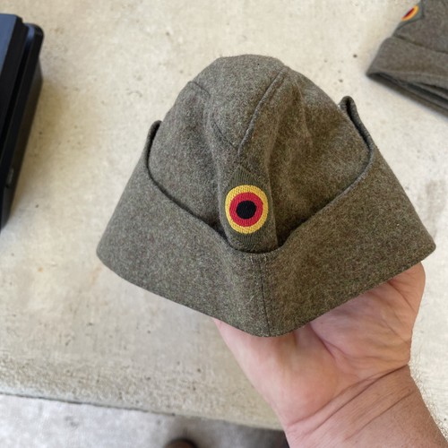 West GERMAN HEER ARMY M34 1960’s WOOL OVERSEAS FIELD CAP HAT Cutter ...