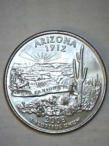 2008 D Arizona State Quarter Uncirculated Very High quality Ungraded ...