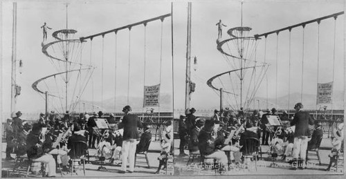 French Circus Performer Achille Philion Balancing A Ball Atop A Sp- Old ...