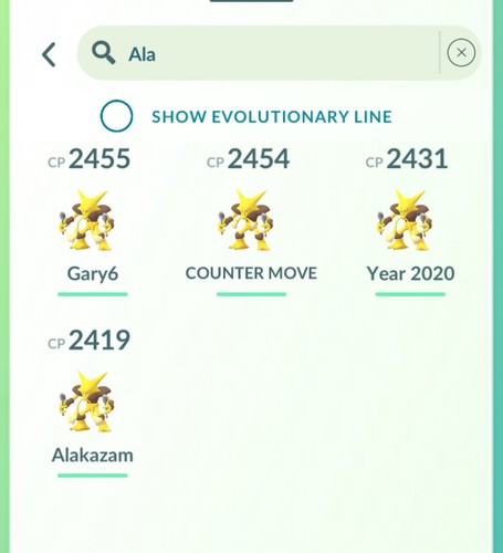 Pokemon 4x Alakazam Trades - Counter Moveset - Year 2020 - Receive 4 ...