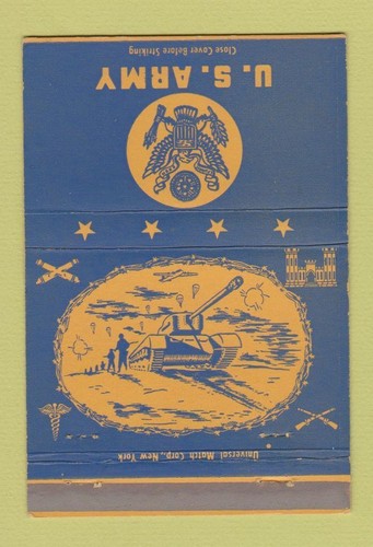 Matchbook Cover - US Army military 40 Strike | eBay