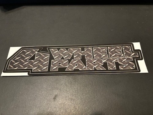 4WP 4 Wheel Parts DIAMOND PLATE Custom OEM Sticker Decal 8X2 | eBay
