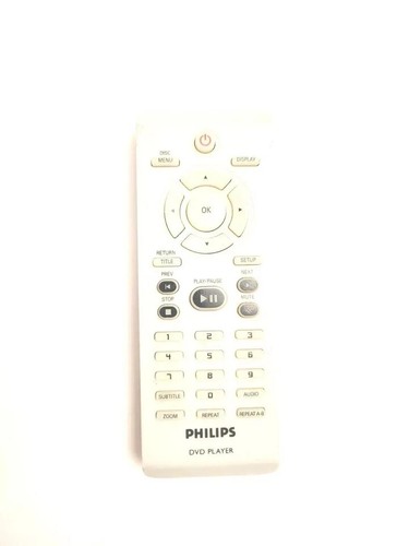 OEM Genuine Original Philips DVD Player RC-2020 Remote Control white ...