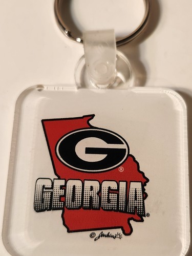 University Of Georgia Bulldogs Collectible Premium Keychain/Keyring (2 ...
