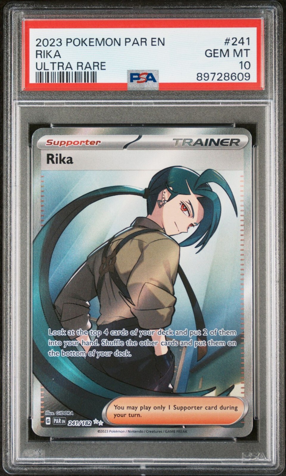 Rika 2023 Scarlet & Violet: Paradox Rift #241/182 Ultra Rare Price ...