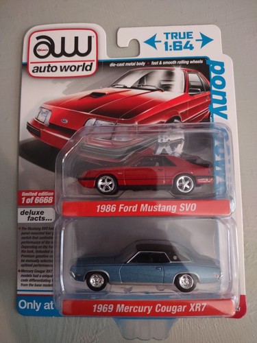 2022 Auto World 'DELUXE 2 PACK' "PONY POWER", Rel. 1 Ver. B Target | eBay
