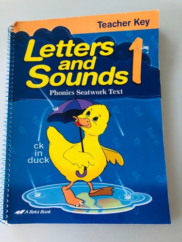 ABeka 1st Grade Letters and Sounds Phonics Seatwork Text (Teacher Key ...