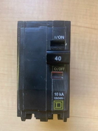NEW Square D 40 Amp QO240 2-Pole Circuit Breaker 47569838040| eBay