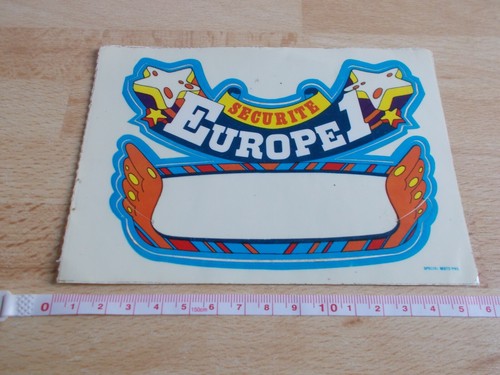 Sticker Security Europa 1 - Special Motorcycle P45 | eBay Australia