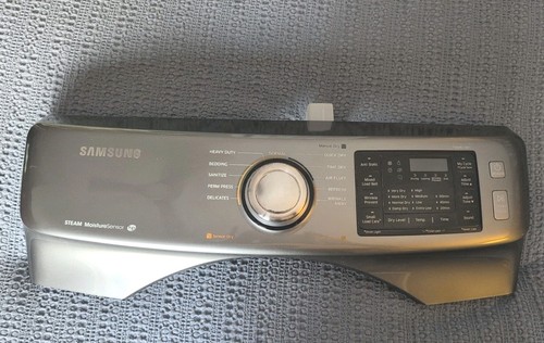 Samsung Dryer Control Panel w/Board DC64-03100A002 Stainless Platinum ...