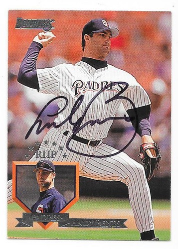 ANDY BENES 1995 DONRUSS AUTOGRAPHED SIGNED # 336 SAN DIEGO PADRES | eBay