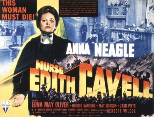 Nurse Edith Cavell poster Anna Neagle 1939 Movie OLD PHOTO | eBay