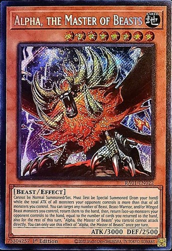 Alpha, the Master of Beasts RA01-EN022 | eBay