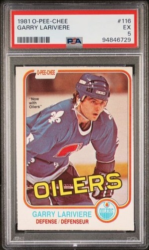 1981 O-PEE-CHEE 116 GARRY LARIVIERE PSA 5 | eBay