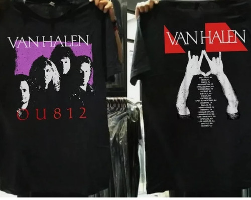 1988 Van Halen OU812 Tour Black t Shirt | eBay
