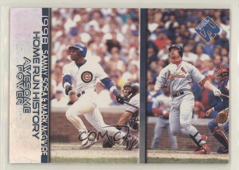 Mark Mcgwire Sammy Sosa 1999 Pacific Private Stock 19 Home Run History Price Guide Sports